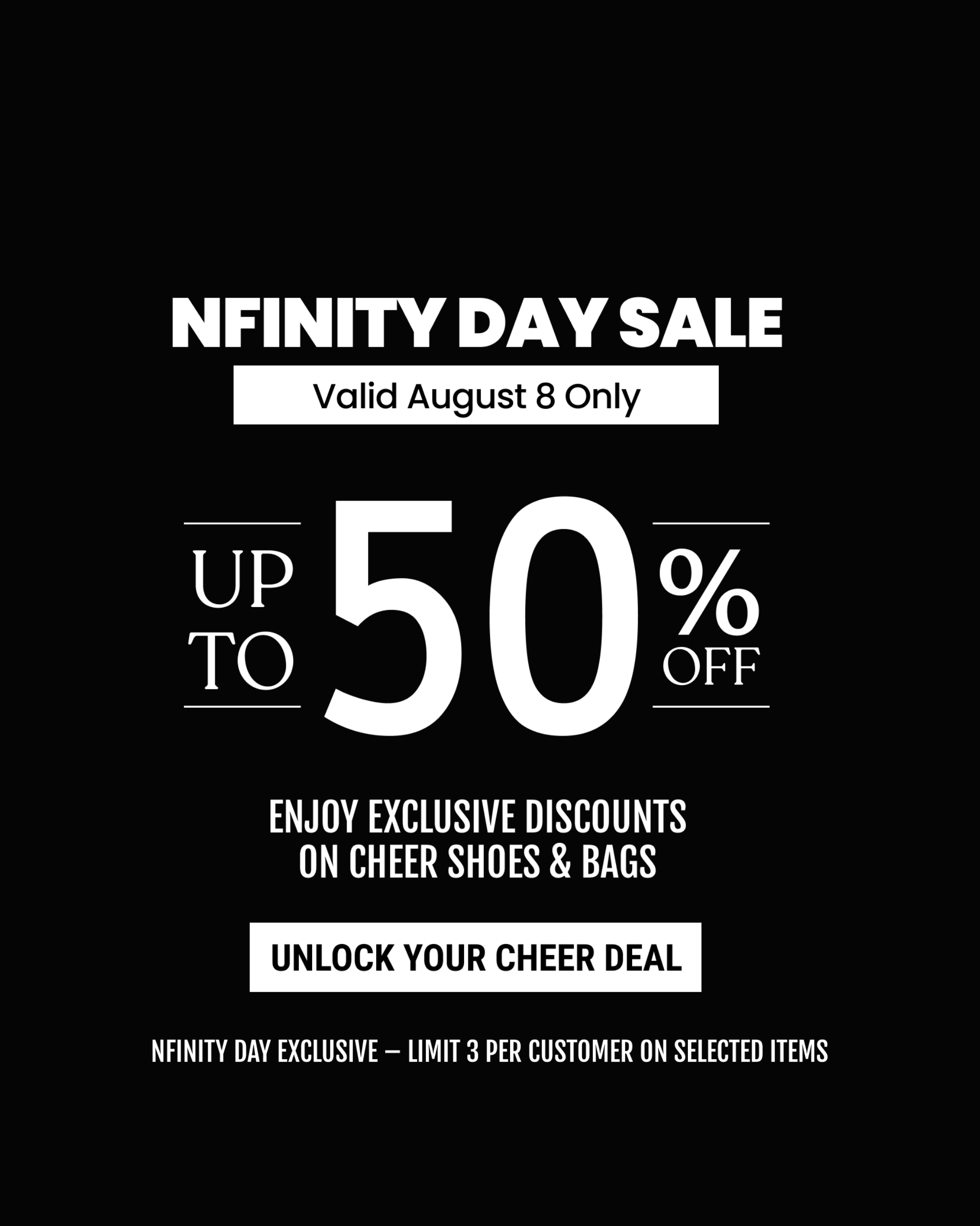 Nfinity | Cheer Shoes, Backpacks & Uniforms | Cheer Brand Store ...