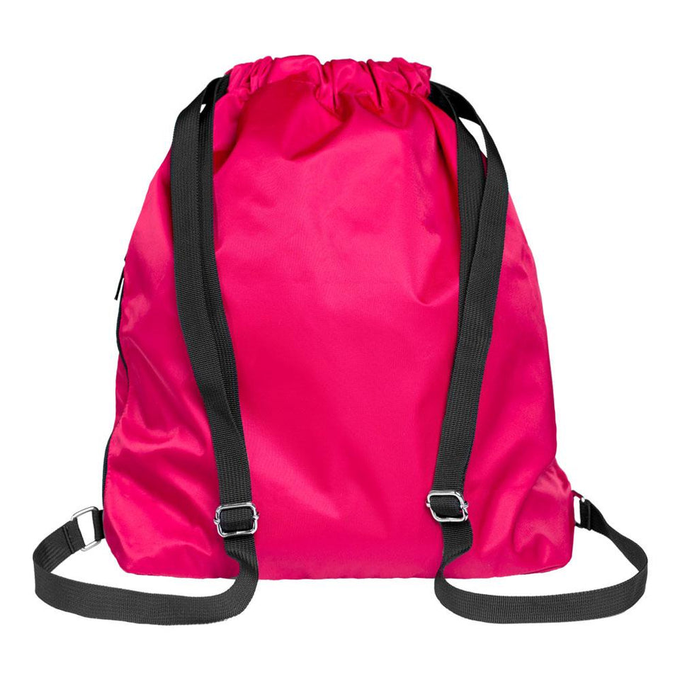 Festival Cheer Backpack – Stylish small Cinch Bag with Logo | Canvas ...