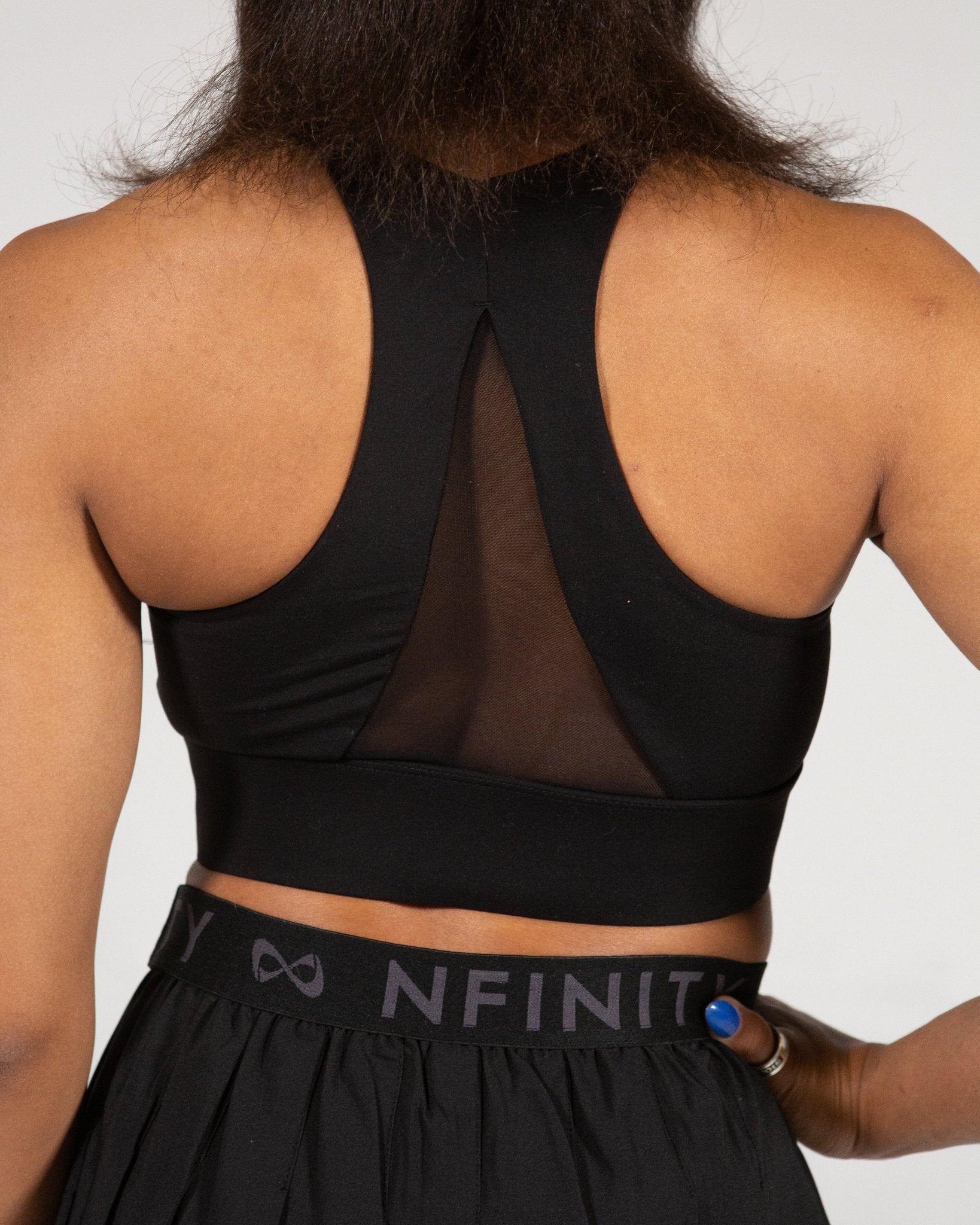 HIGH NECK LONGLINE BRA - MULTIPLE COLORS – Nfinity™ Cheer