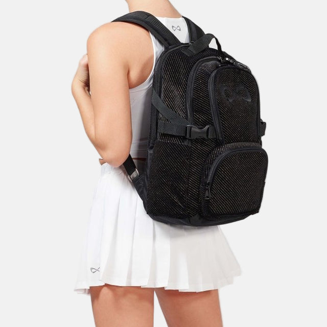 PETITE BLACK VELVET GOLD SPARKLE BACKPACK – Nfinity™ Cheer