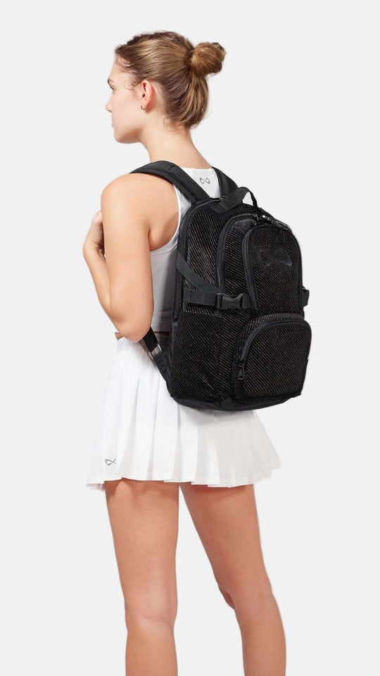 PETITE BLACK VELVET GOLD SPARKLE BACKPACK – Nfinity™ Cheer