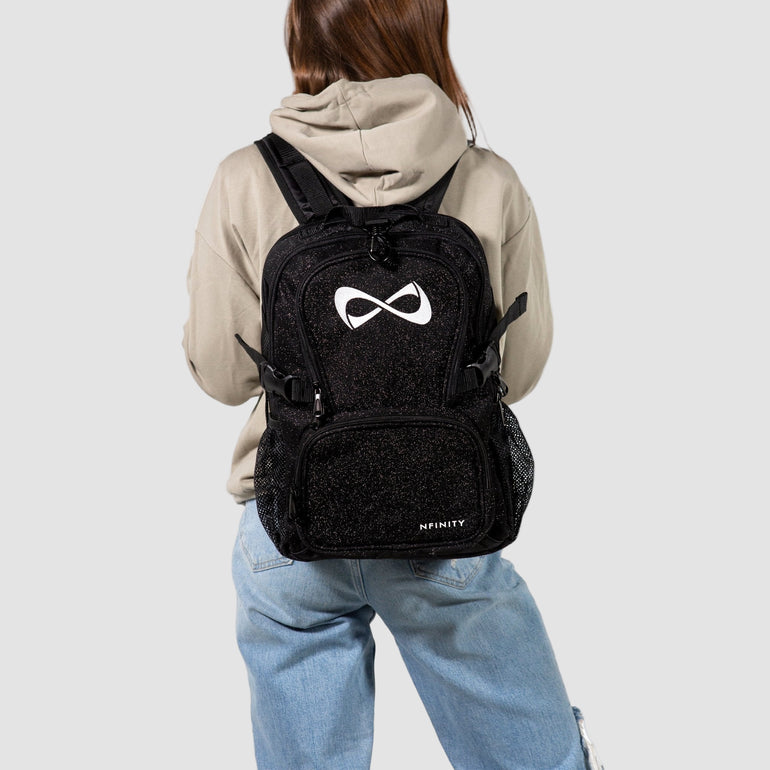 Color sparkle cheer backpack - Best shiny glitter bag (Black, Purple ...